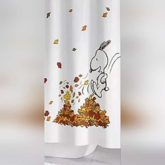 Peanuts | Bath | New Snoopy Woodstock Peanuts Fabric Shower Curtain ...